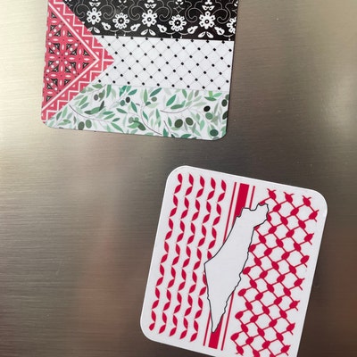 Palestine Bookmark Palestine Gifts Palestine Artwork Keffiyeh Sticker ...