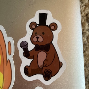 Freddy Fazbear Sticker Five Nights at Freddy's - Etsy
