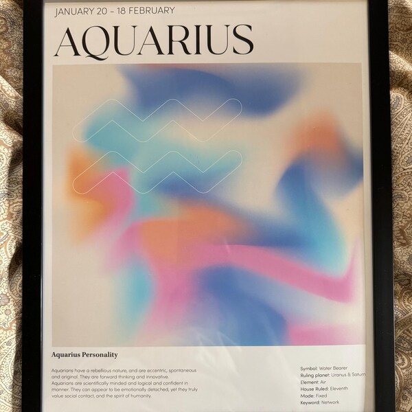 Taurus Poster Zodiac Print, Taurus Wall Art Gift, Taurus Wall Decor ...