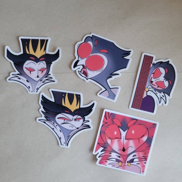 Stolas Sticker/ Sticker Waterproof/ Helluva Boss/ / Cute Stolas/ Red ...