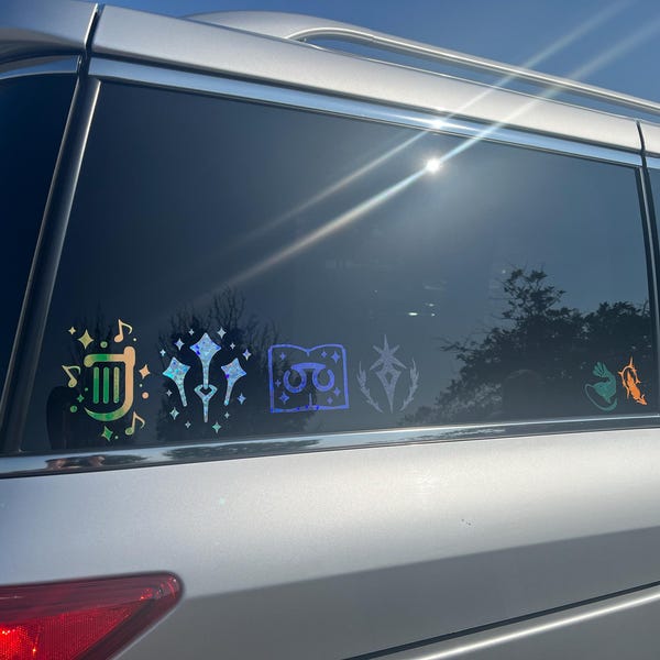 Moogle Vinyl Peeker Sticker Final Fantasy Car Safe - Etsy