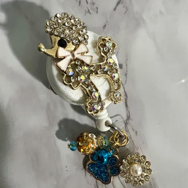 Butterfly Snap Button Lanyard Beaded Breakaway Lanyard, ID Lanyard ...