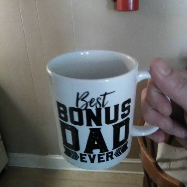 Best Bonus Dad Ever Mug, Step Father Mug, Father's Day Mug - Etsy