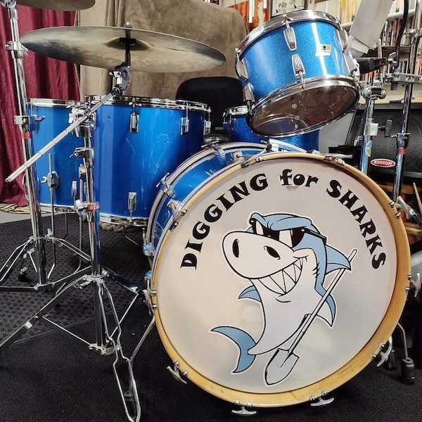 Custom Bass Drum Sticker, Bass Drum Decal, Custom Band Name, Custom ...