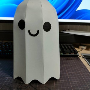 Halloween Ghost Papercraft Low Poly Printable DIY Template - Etsy