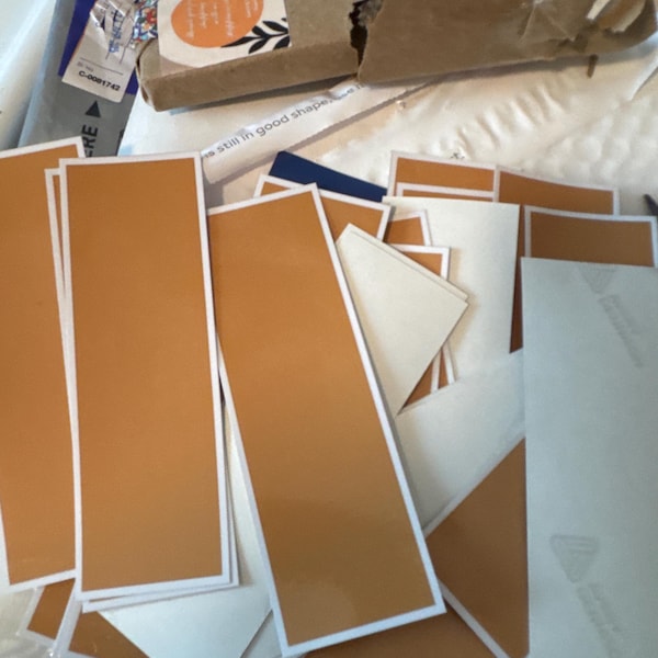 Ocean & off White Checker Vinyl Tile Sticker Floor Decals Removable and ...