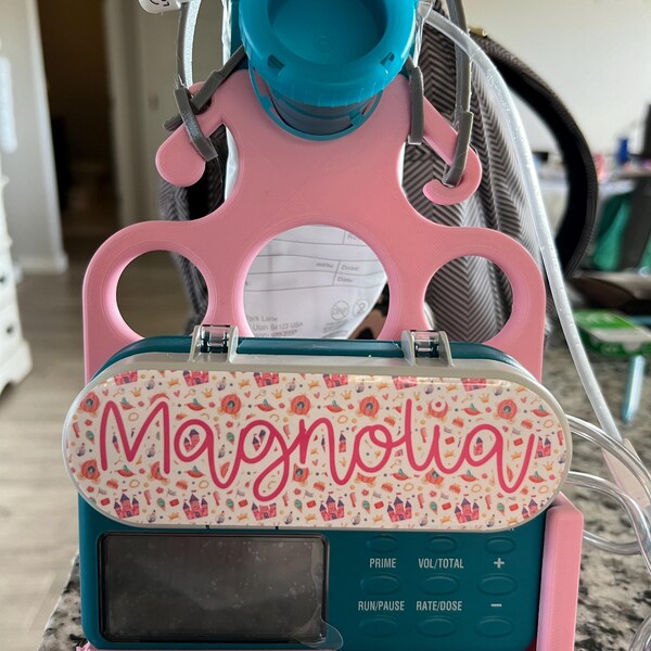 Toys Feeding Pump Door Stickers CHOOSE Pattern Add Name Feeding Tube G ...