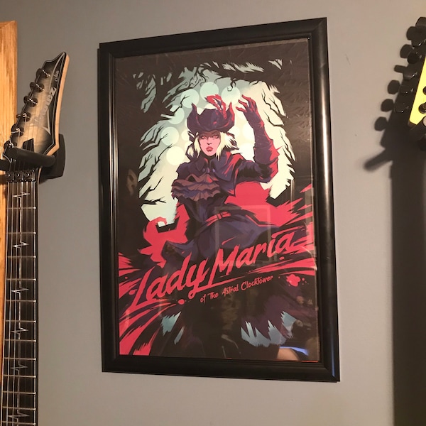LADY MARIA Video Game Art Poster, Gaming Poster, Prints, Gamer Room ...