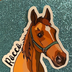 Mare Horse Sticker Set, Laptop Sticker, Gifts for Horse Lovers, Gift ...