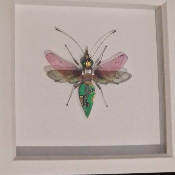 The Large Turquoise Buckeye Butterfly, Circuit Board Insect - Etsy