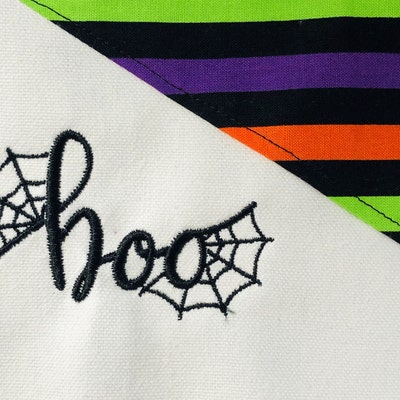 Halloween Boo Embroidery Design 7 Sizes Formats: Dst Exp Hus Jef Pes ...