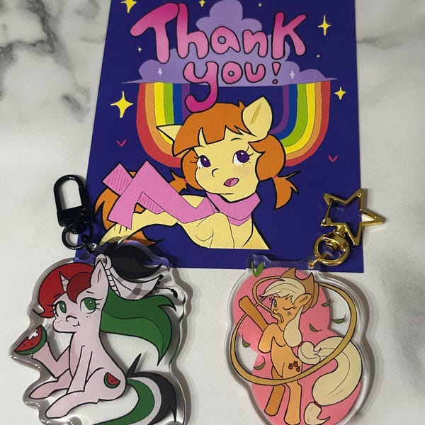 MLP Monarch Charms | 3" Double-sided | Front Epoxy - Etsy