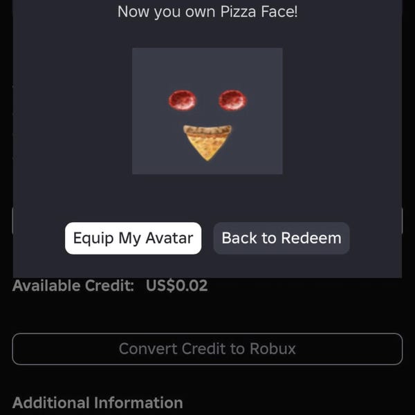 Roblox DLC Rainbow Barf Face Limited Edition *DIGITAL Code* Worldwide ...