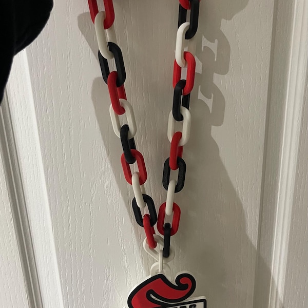 BIG CHAIN Sports Logo Necklace, Turn Over Chain, Player of the Game ...