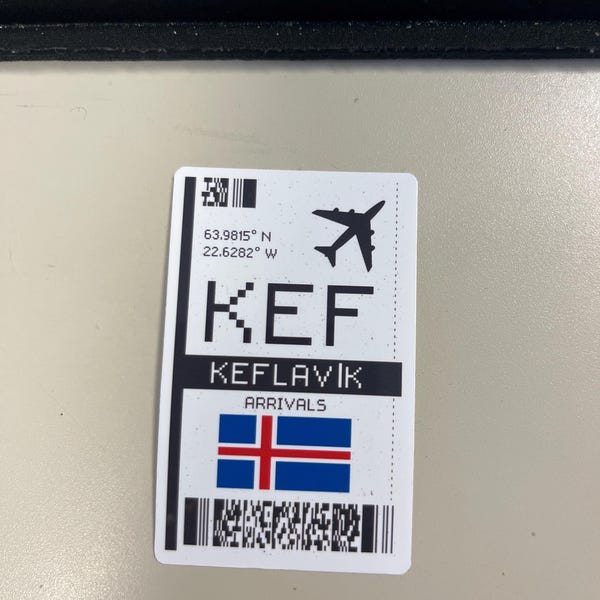 BKK Bangkok, Thailand Boarding Pass Glossy Sticker | Thailand Travel ...