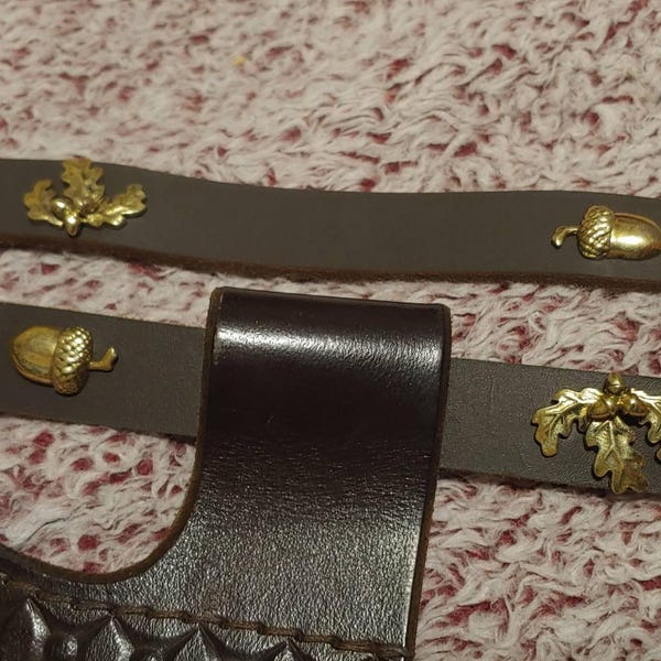 Medieval / Renaissance Leather Backed Livery Collar - Master of Defense ...