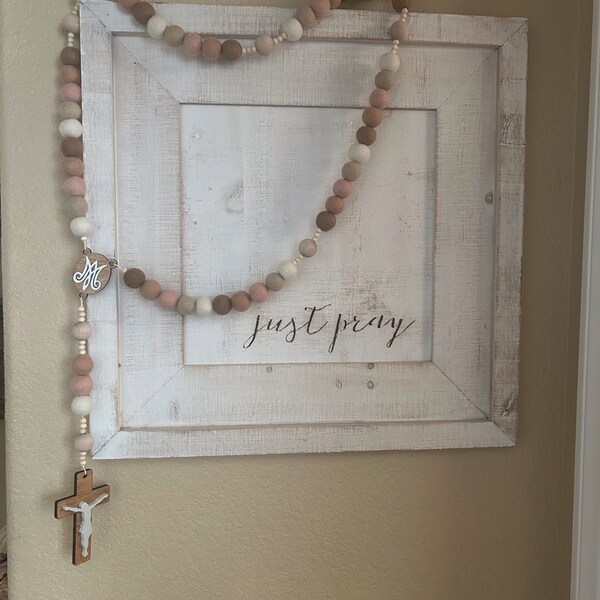 Marian Cross Vinyl Sticker Rosary Sticker Catholic Sticker Mary Sticker ...