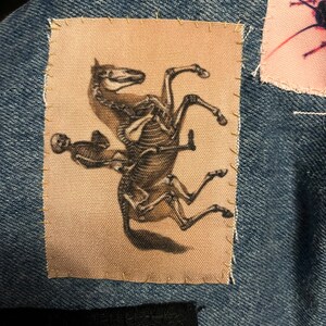 Horror Back Patch - Etsy