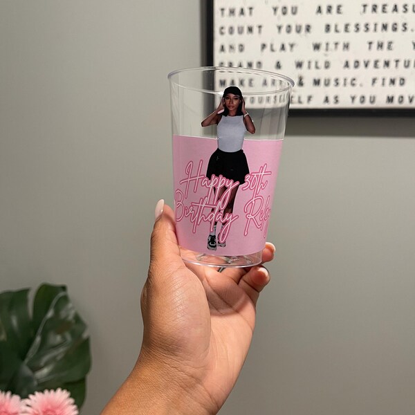 Personalized Clear Cups Set 12oz Plastic - Etsy