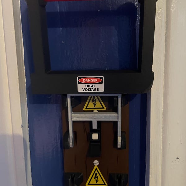 Industrial Sci-fi "high-voltage" Light Switch Plate 3-color Fun Throw ...