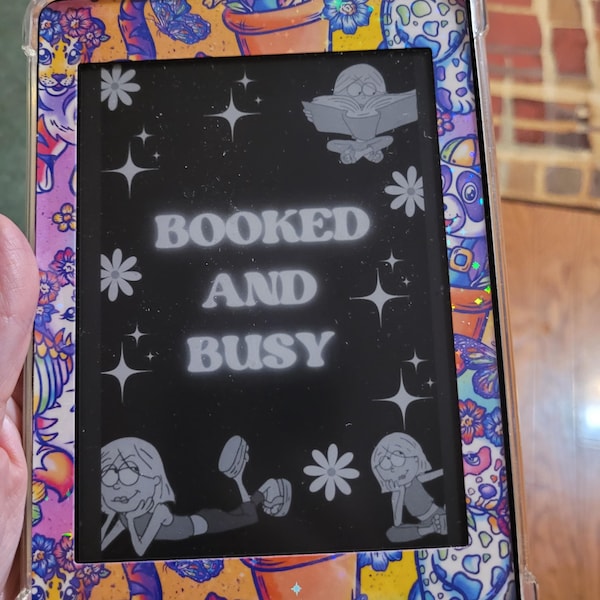 Booked and Busy Kindle Lock Screen | Lizzie Mcguire | Digital Download ...