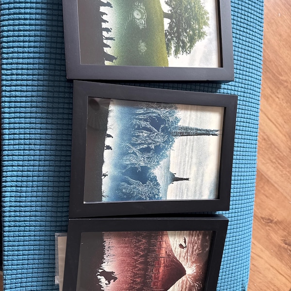 Jujutsu Kaisen Poster 3 Set Framed Wall Art / Canvas / Art Print, Manga ...