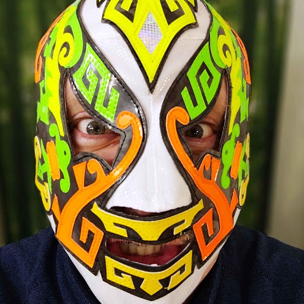 Hand Made Mistesis Wrestling Mask Luchador Costume Wrestler Lucha Libre ...