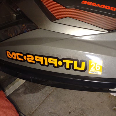Sea Doo Jet Ski Decals set of 2 PWC Decal - Etsy