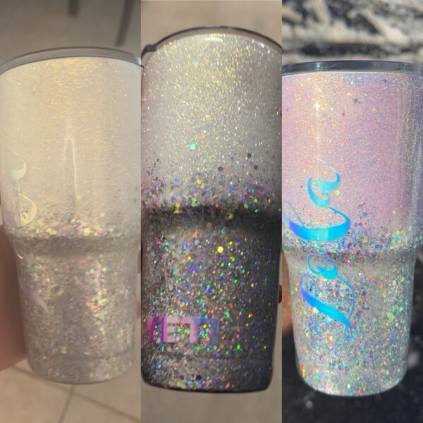 Glitter Tumbler/glitter Yeti/glitter Dipped/glitter Ombre/glitter Cup ...