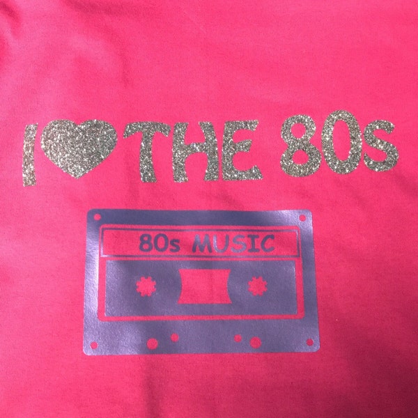 I Love the 80s V2 Monogram Color - Cutting Files Svg Png Jpg Eps Dxf ...