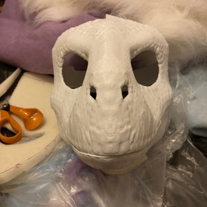 Spinosaurus Skull Mask Fursuit Head - Etsy