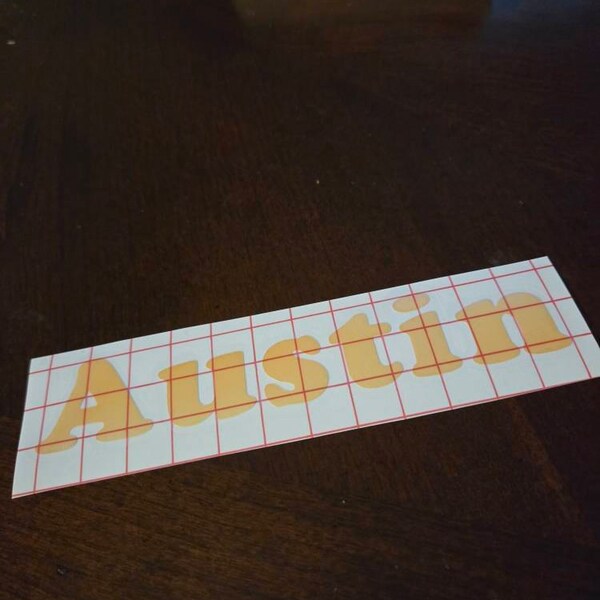 Layered Vinyl Sticker, Name Decal for Tumblers, Name Stickers for ...
