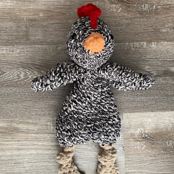 Big + Little Chickie Knotted Lovey — Crochet Chicken PATTERN - Etsy
