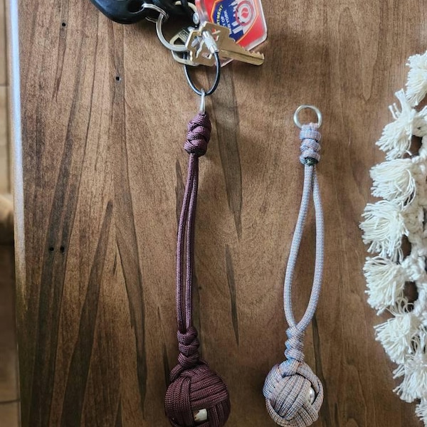 Celtic Knot Paracord Key Fob (alternative Monkey's Fist) Custom Colors ...
