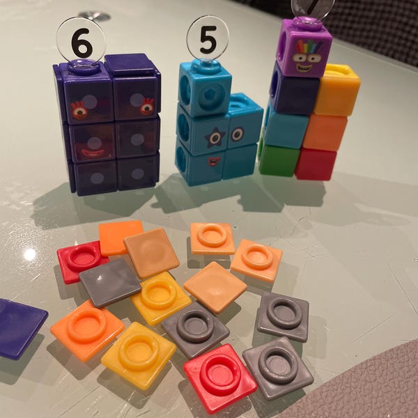 Numberblocks Math Cubes (0-10, Total 56 Pcs) DIY Kit, Educational ...