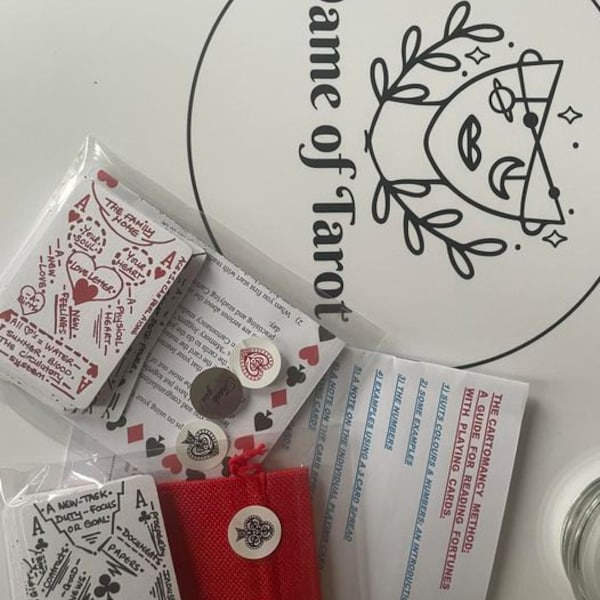 Cartomancy Card Meanings 52 Pages PDF - Etsy