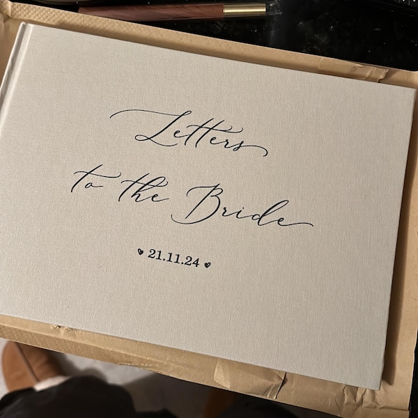 Custom Letters to the Bride Scrapbook, Hen Do Scrapbook, Bridal Shower ...