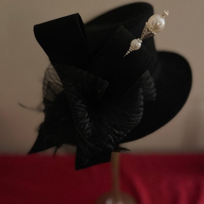 HATPIN With Dark PURPLE Crystal Shape and Crystal on Gold Finish ...