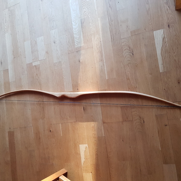 Arc traditionnel/arc plat de 64 po. - Peint à la main - Entraînement au ...