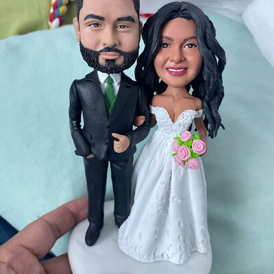 Running Wedding Cake Topper Cake Topper Look Like Youracing - Etsy