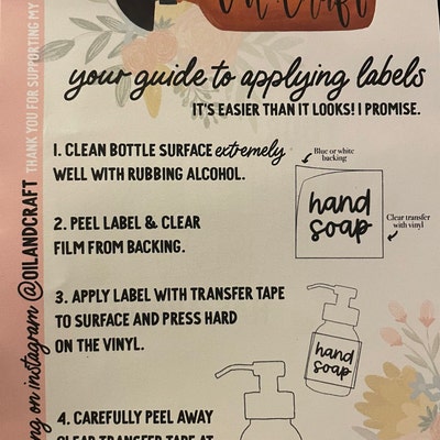 Household / All Purpose Cleaner Label Simple Version 16oz - Etsy