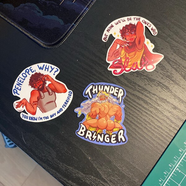 EPIC the Musical Inspired Cursed Stickers Odysseus Greek Mythology - Etsy