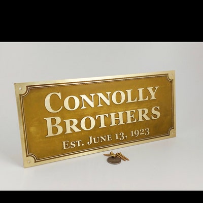 Copper Door Sign Home or Office Door Sign House Room - Etsy