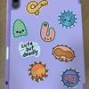 Cute Deadliest Viruses Sticker Pack World's Deadly Viruses Kawaii ...