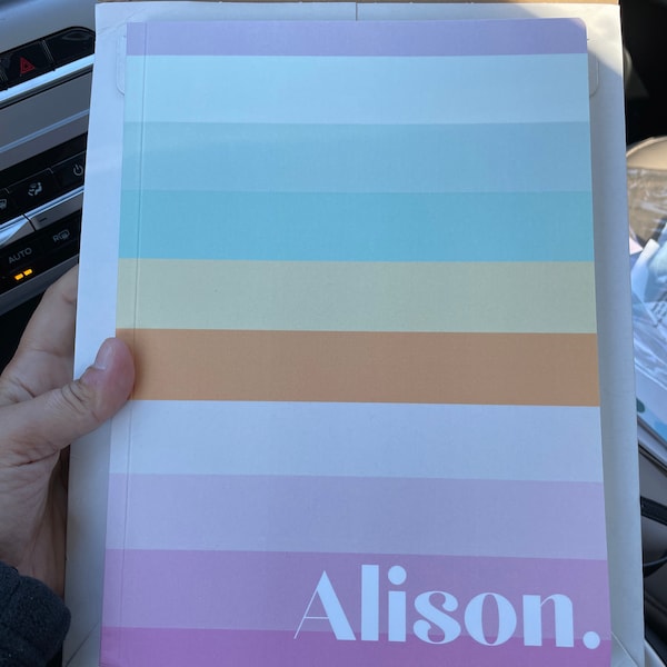 Personalized Journal, Custom Journal Custom Name Notebook Teen Notebook ...