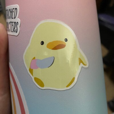 Pou Just a Lil' Guy Vinyl Sticker Waterproof Sticker Laptop and ...