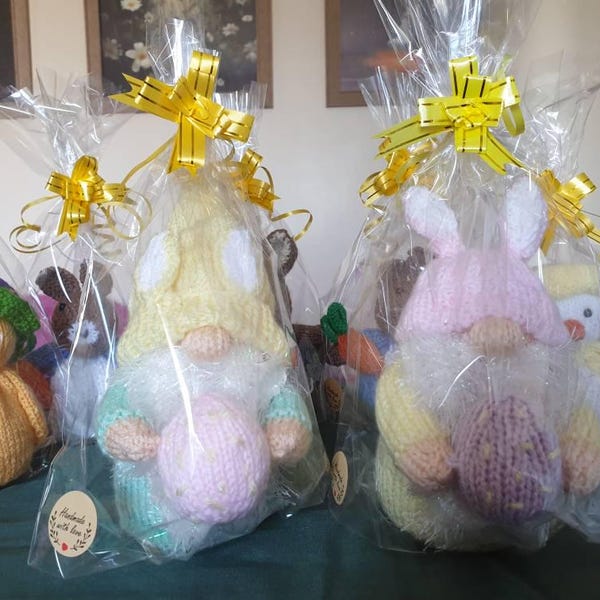 PDF Knitting Pattern Easter Bunny Gonk Gnome Toy Ornament Chocolate ...