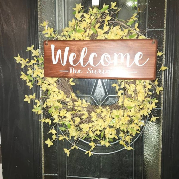Welcome Sign | Welcome Door Sign | Personalized Sign | Family Name Sign ...