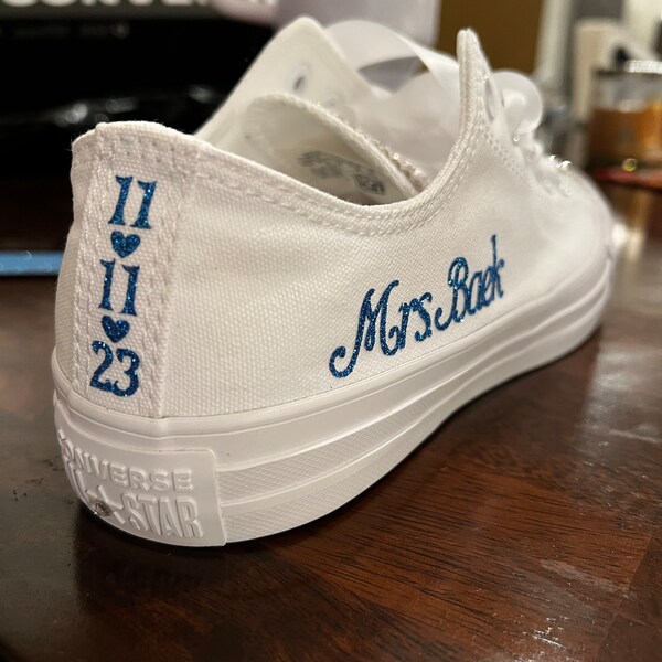 Iron on Decals for Rear Seam of Converse Shoes. DIY Customize With a ...