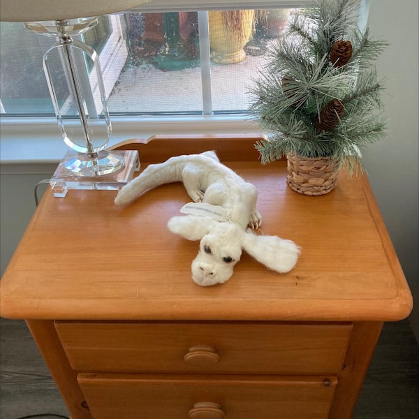 Needle Felted Baby Falcor From the Neverending Story/80's/falkor White ...